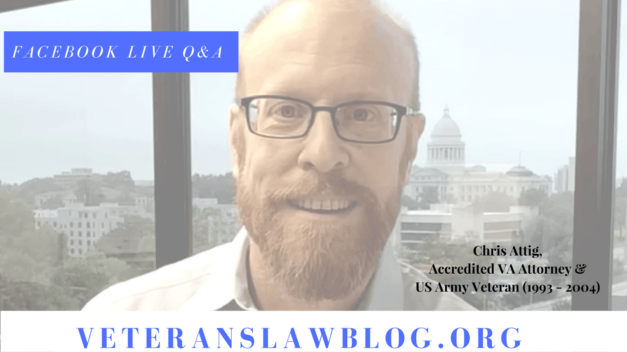 VA Claims LIVE (Episode 003: October 21, 2016) - Veterans Law Blog®